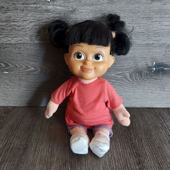 Disney | Toys | Vintagedisney Pixar Monsters Inc Boo Plush Doll | Poshmark